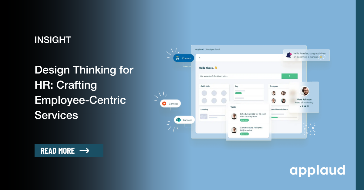 Design Thinking for HR: Crafting Employee-Centric Services