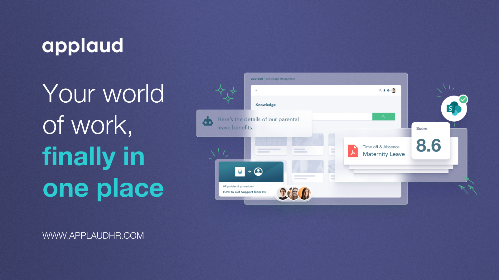 Applaud | Your world of work, finally in one place